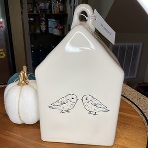 Rae Dunn | Accents | Rae Dunn Bird House Mama Bird Nwt White | Poshmark
